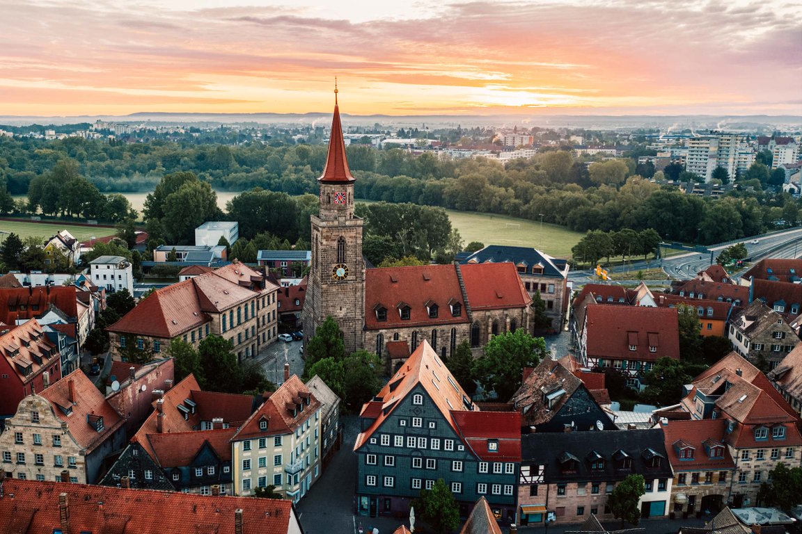 Kirche St. Michael – aussichtsreiche Stadtführung in Fürth